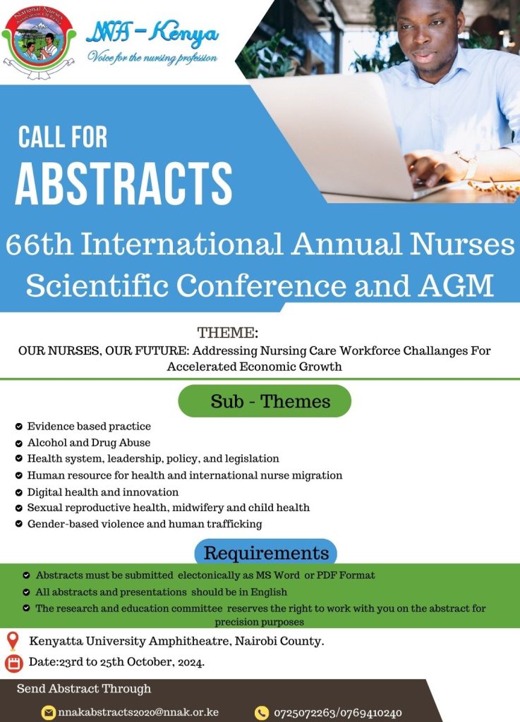 Requests for abstracts – National Nurses Association Of Kenya